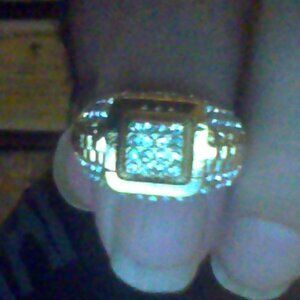 Accessories | Mens Size 1 Ring Gold Plated 925 Sterling Silver And ...